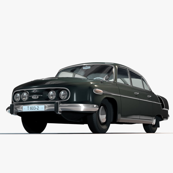 tatra 603 luxury car 3d model