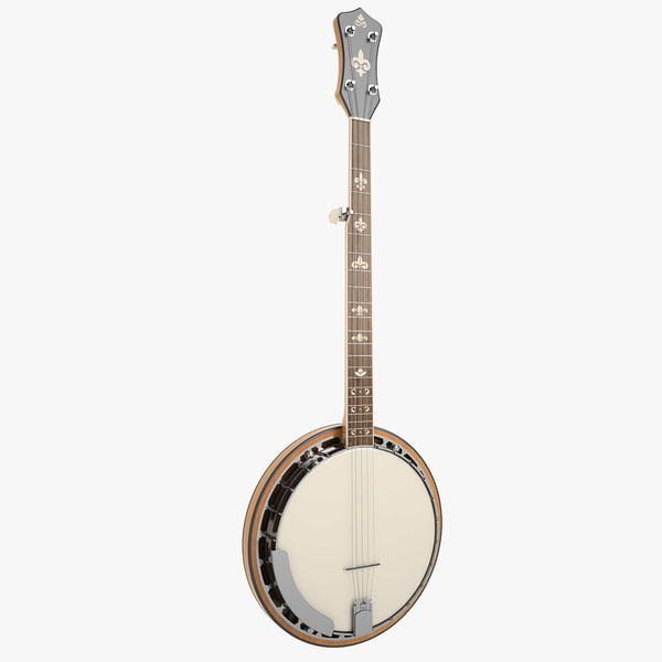 3d model banjo