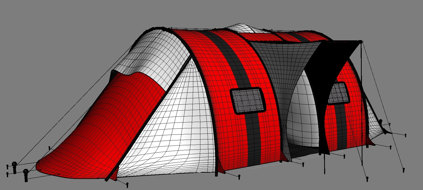 realistic camping tent max