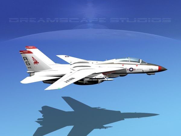 3d grumman f-14 f14 f-14d model