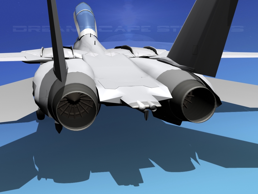 3d grumman f-14 f14 f-14d model