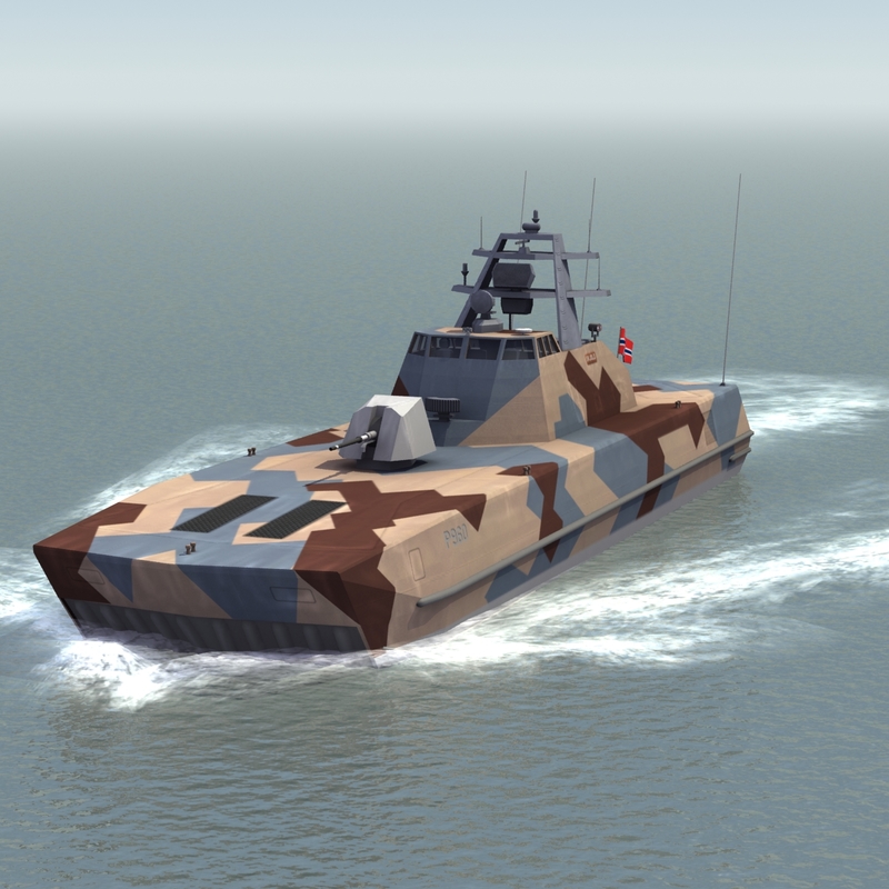 skjold class corvette 3d model