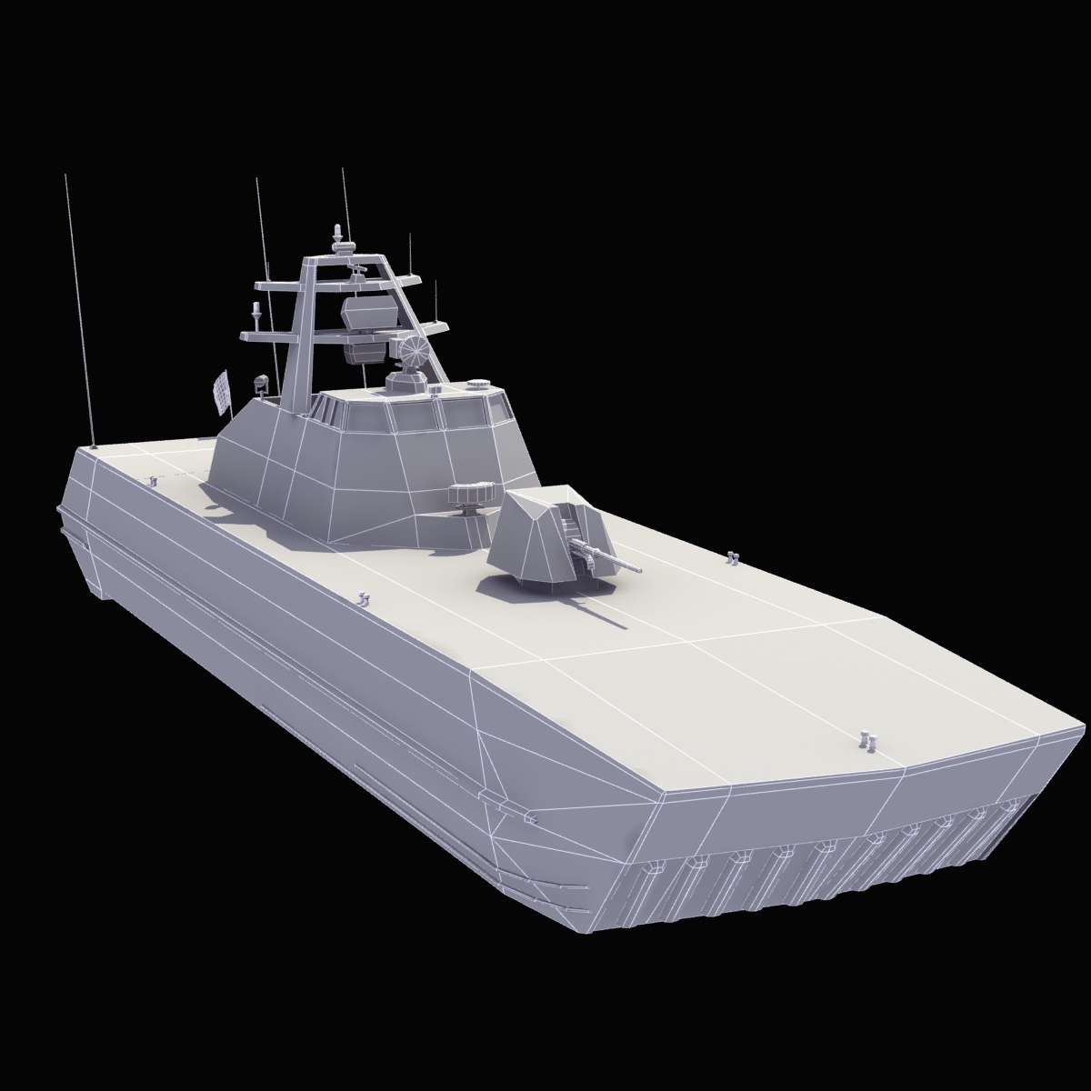 skjold class corvette 3d model