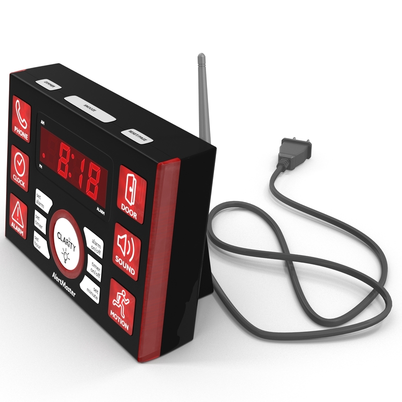 visual alert clarity alertmaster 3d obj