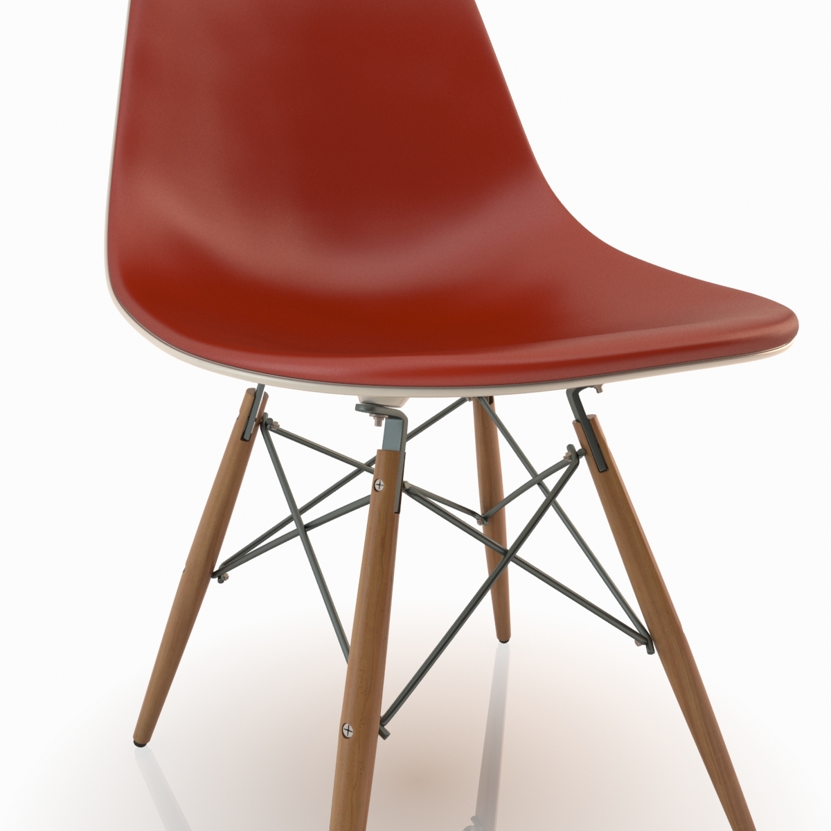 free eames dsw chair 3d model