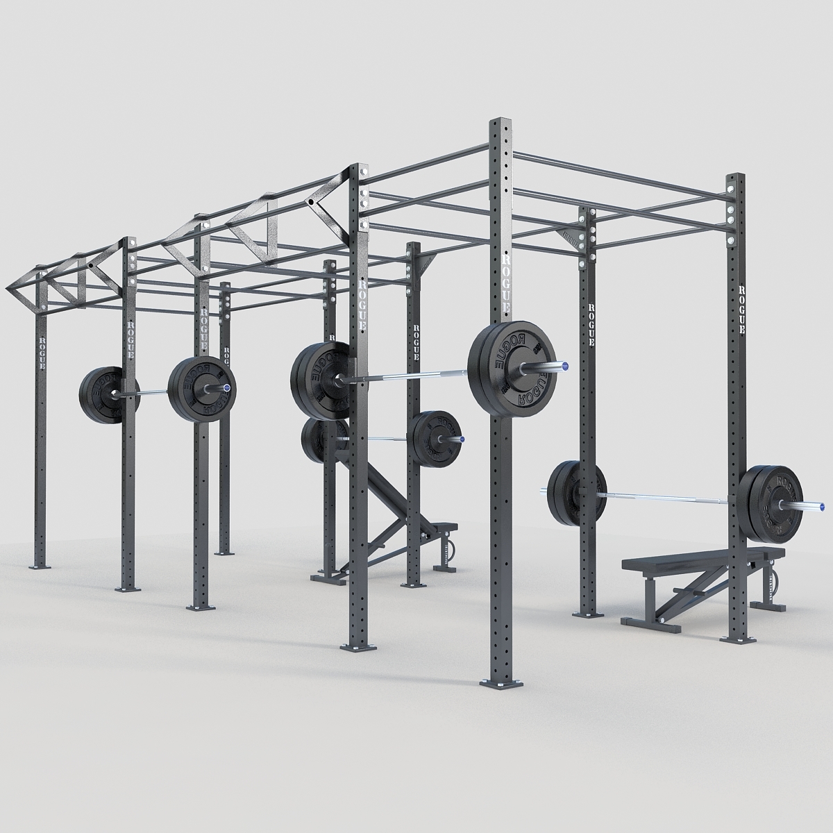 Rack CrossFit Modelo 3D - TurboSquid 861604