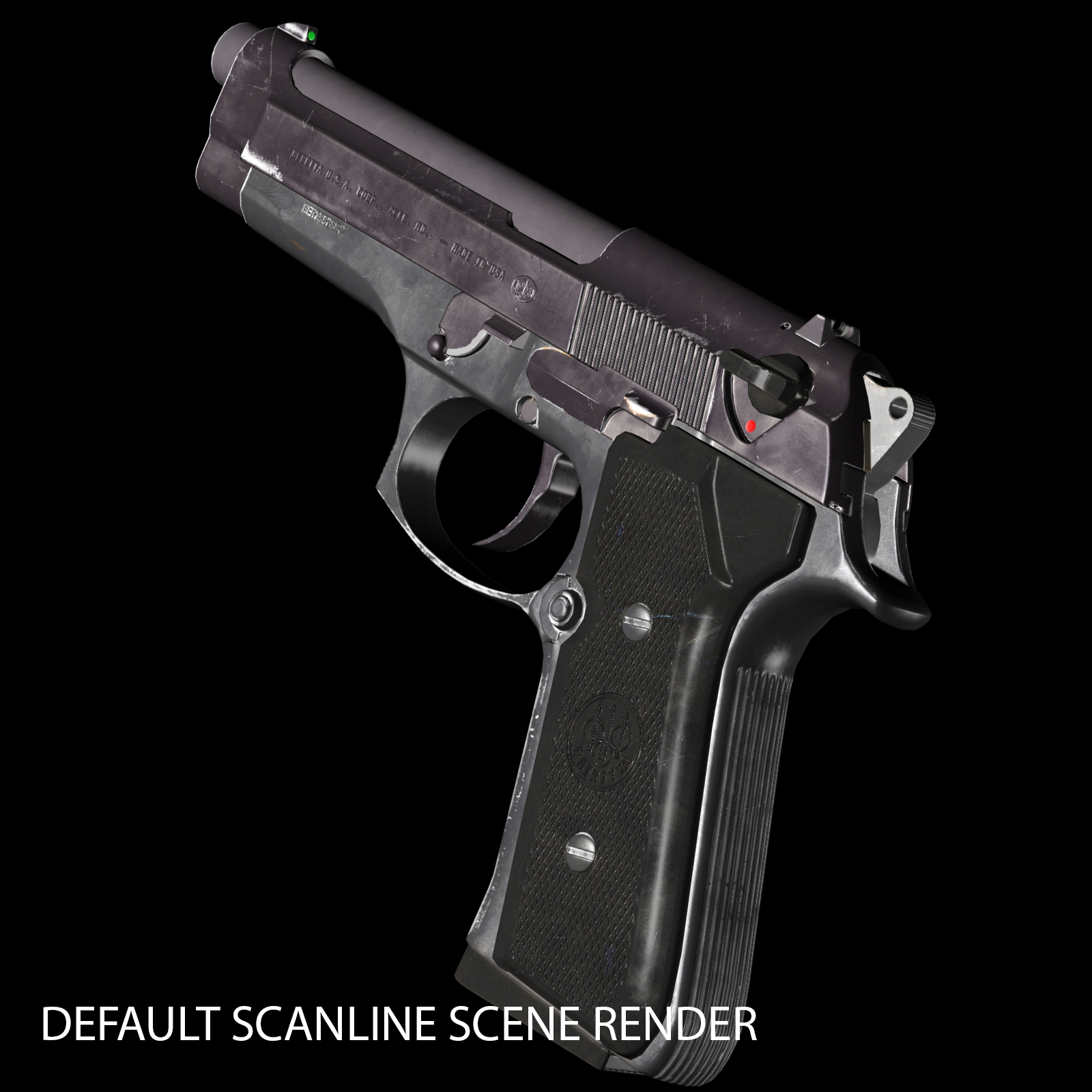 ready beretta 92fs 3d model