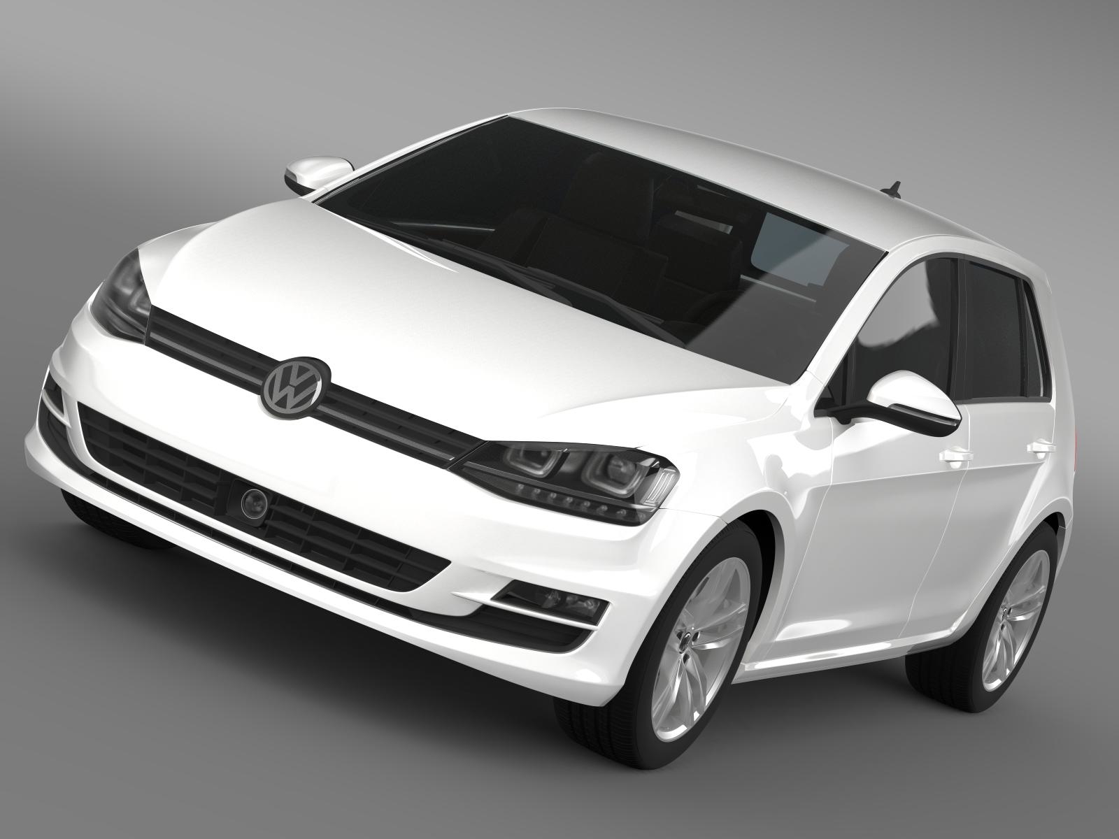 3ds max golf tdi 4motion 5d