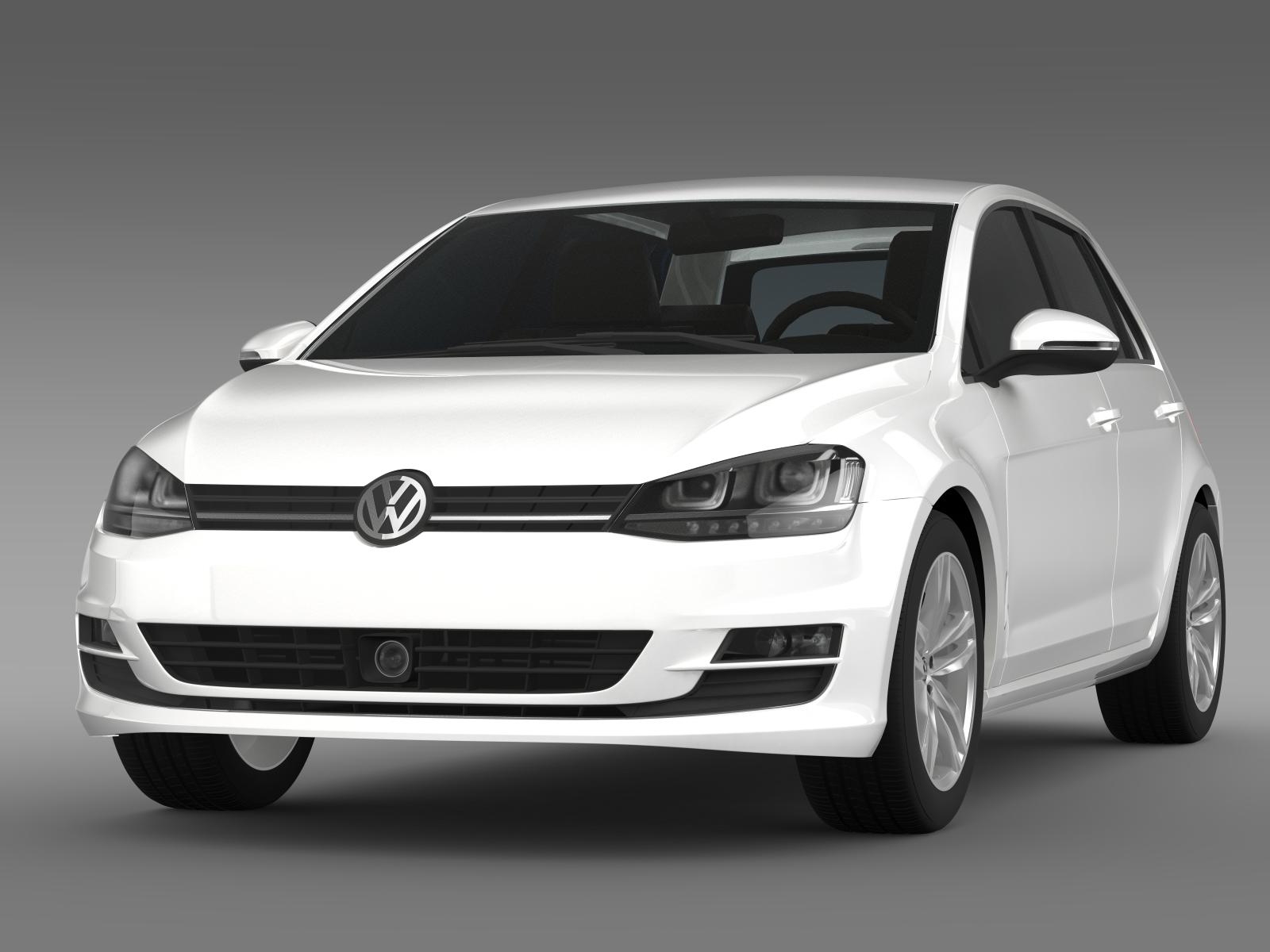 3ds max golf tdi 4motion 5d