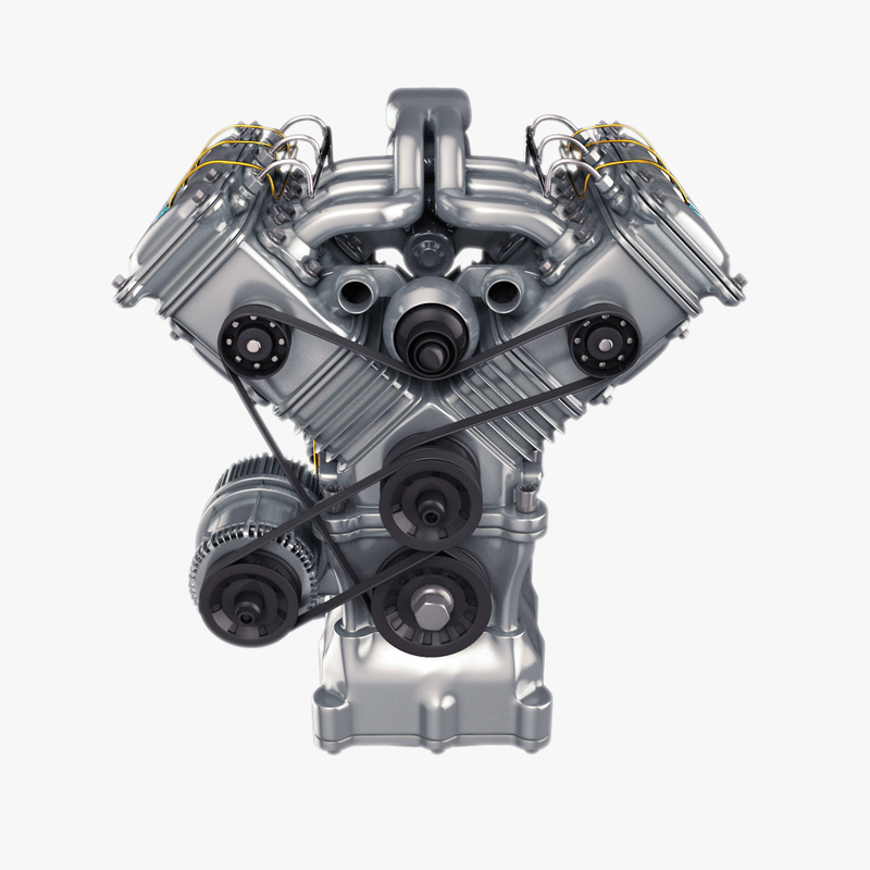 3d engine v6 model