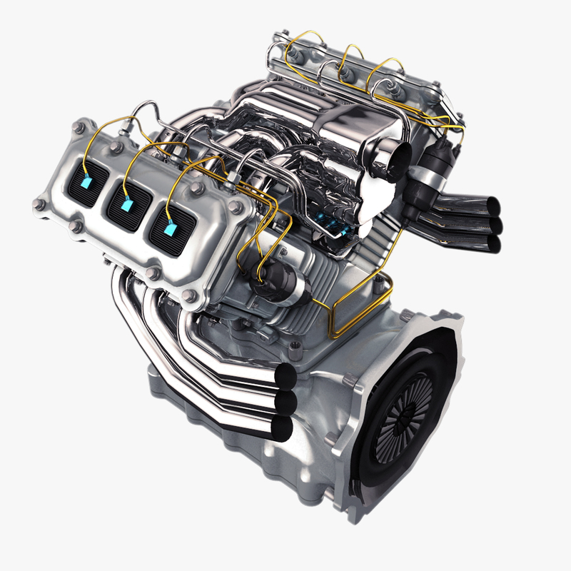 3d engine v6 model