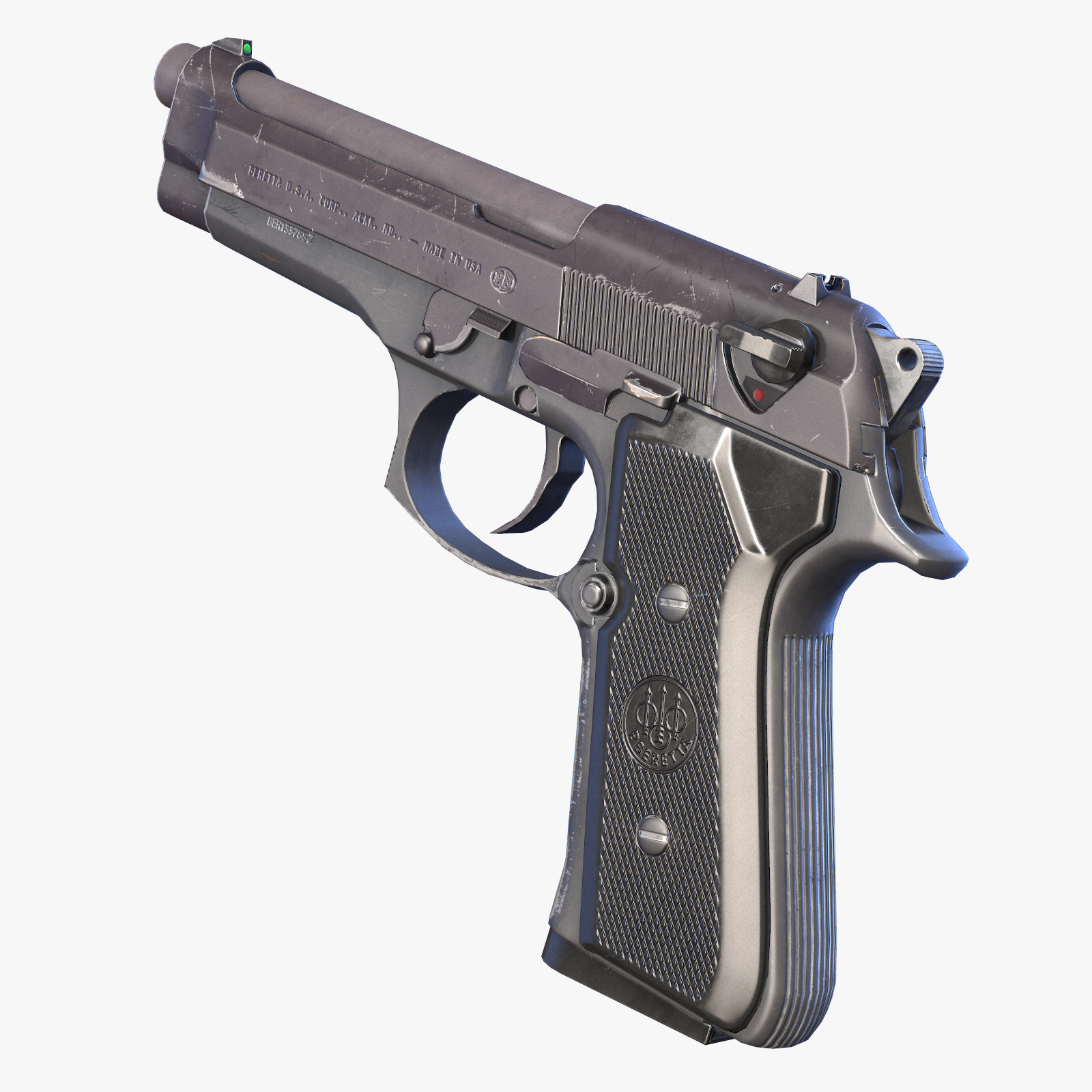 ready beretta 92fs 3d model