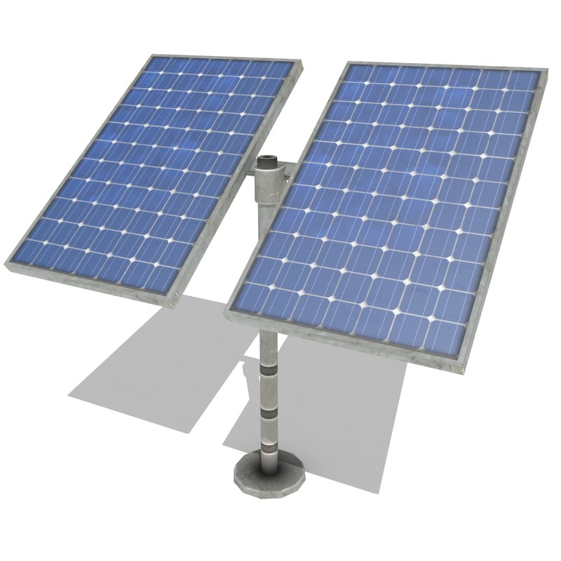 3ds max solar panel