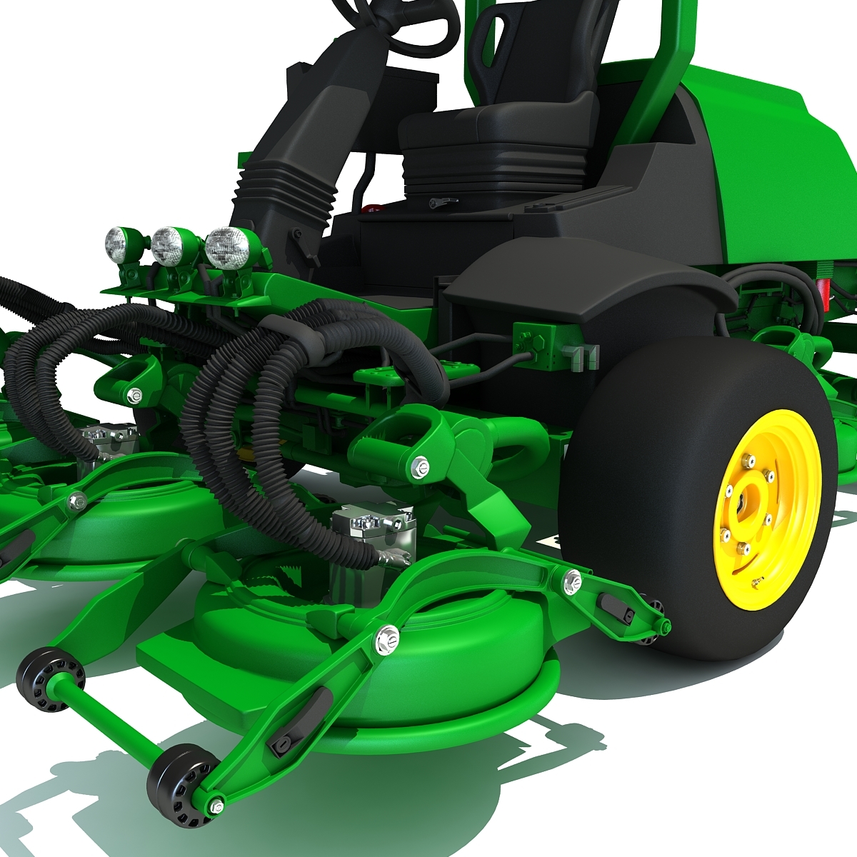 3d lawn mower model
