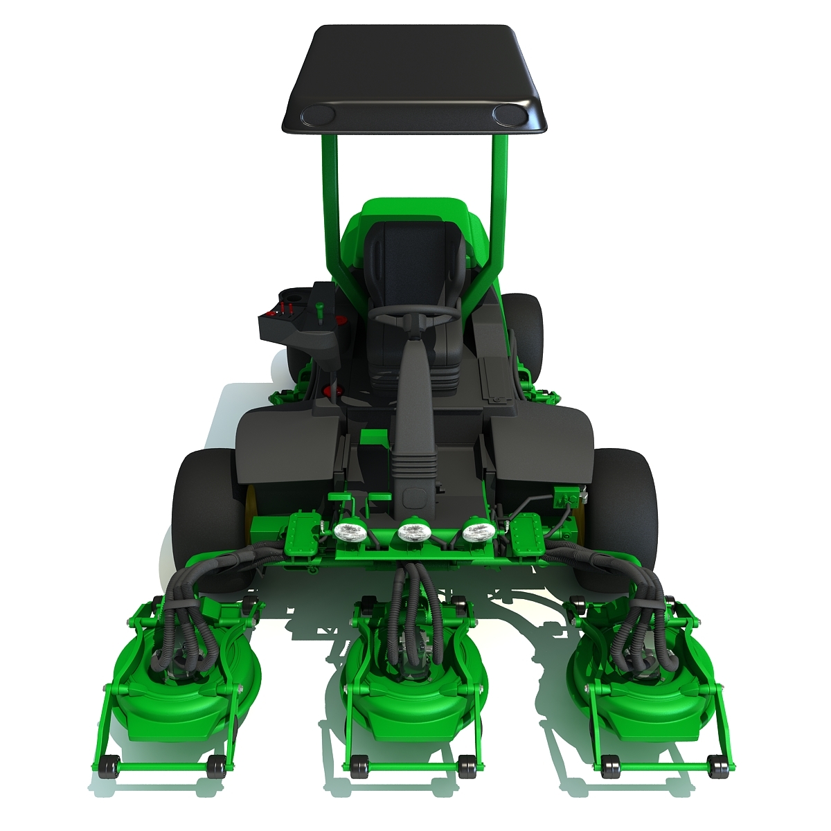 3d lawn mower model