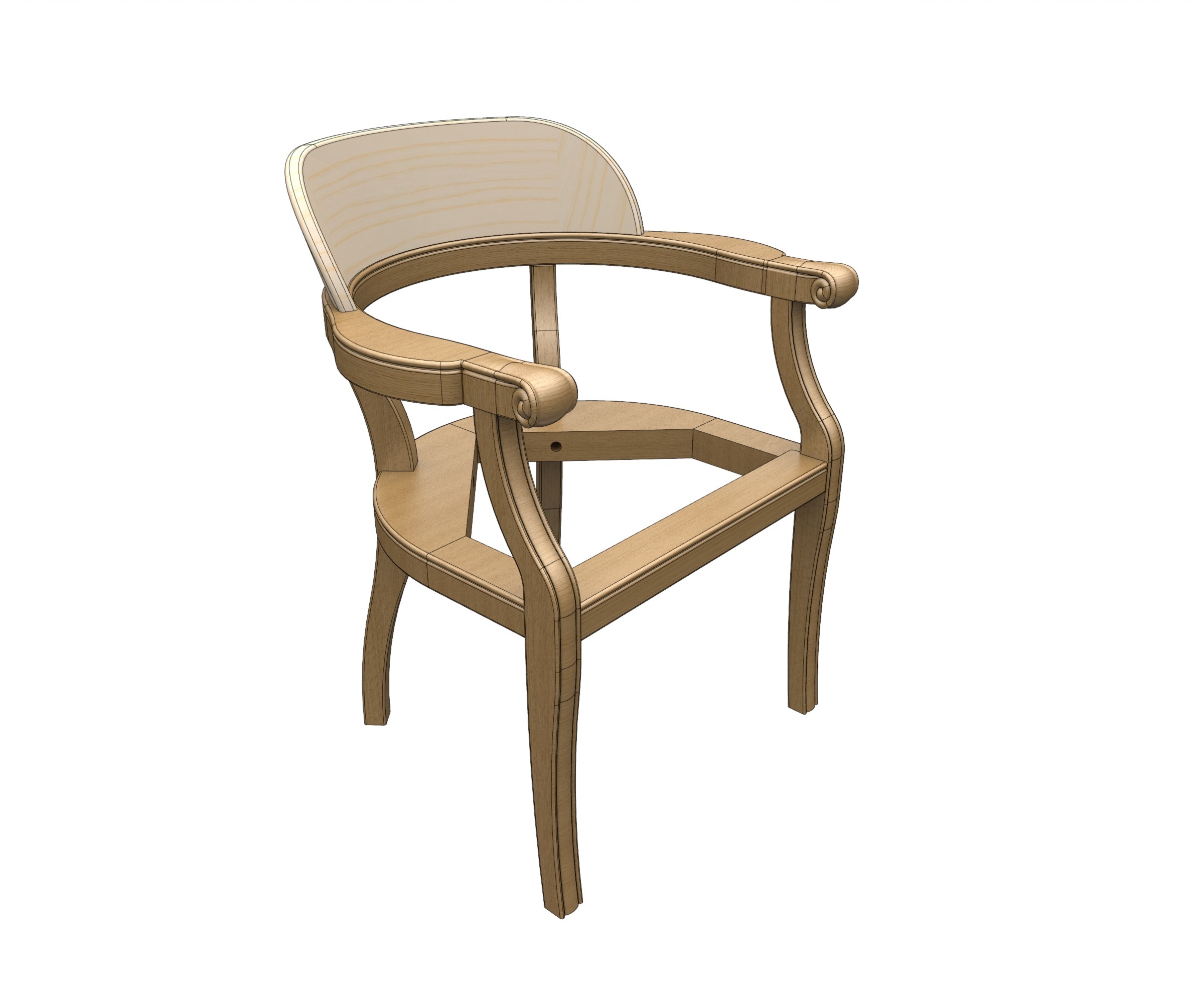 solidworks chair 3d model