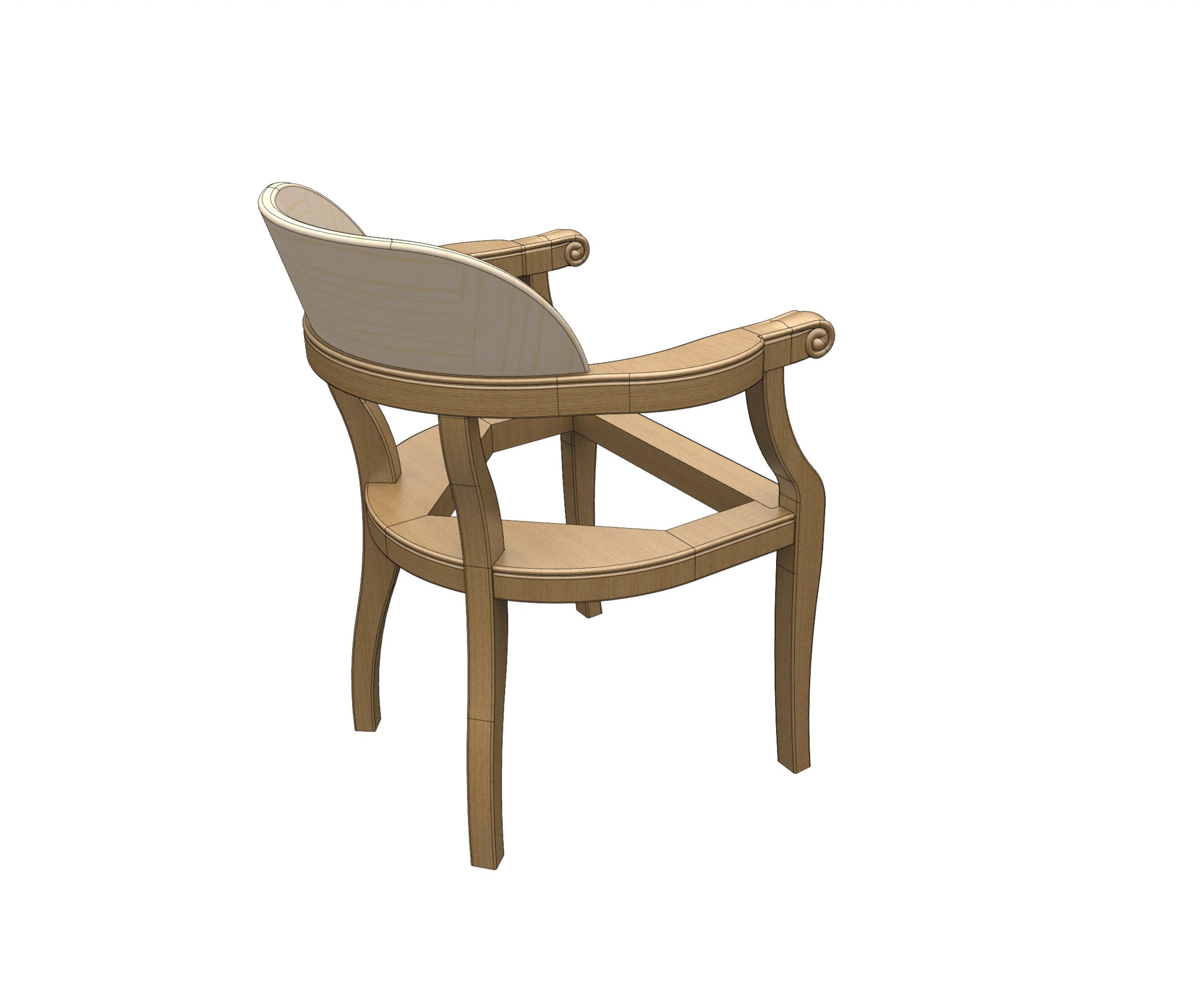solidworks chair 3d model