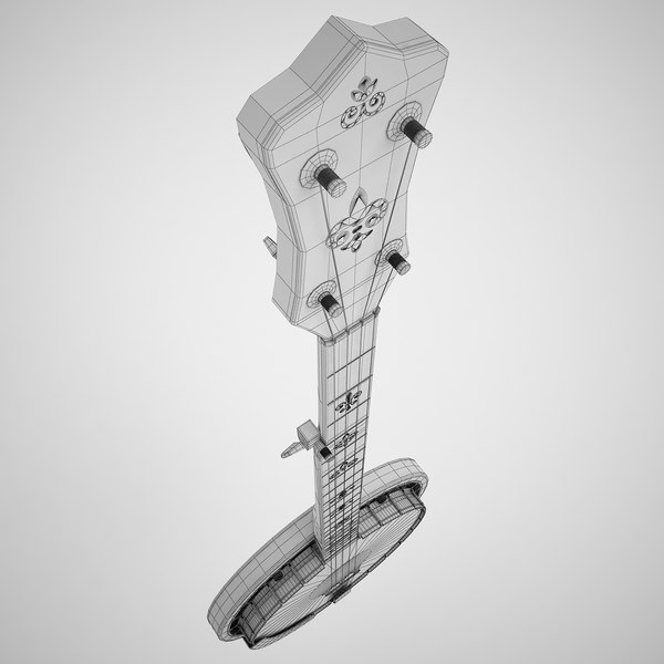 3d model banjo