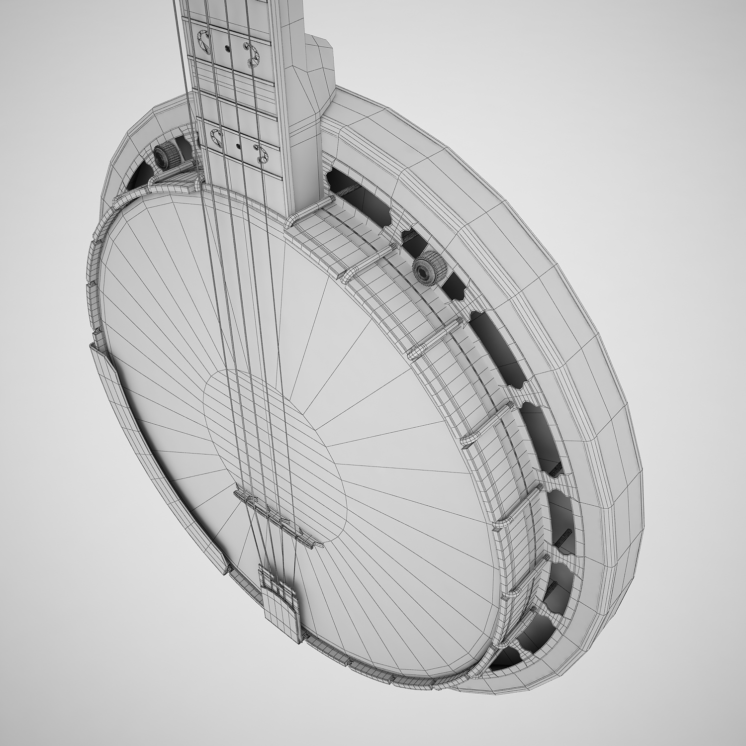 3d model banjo