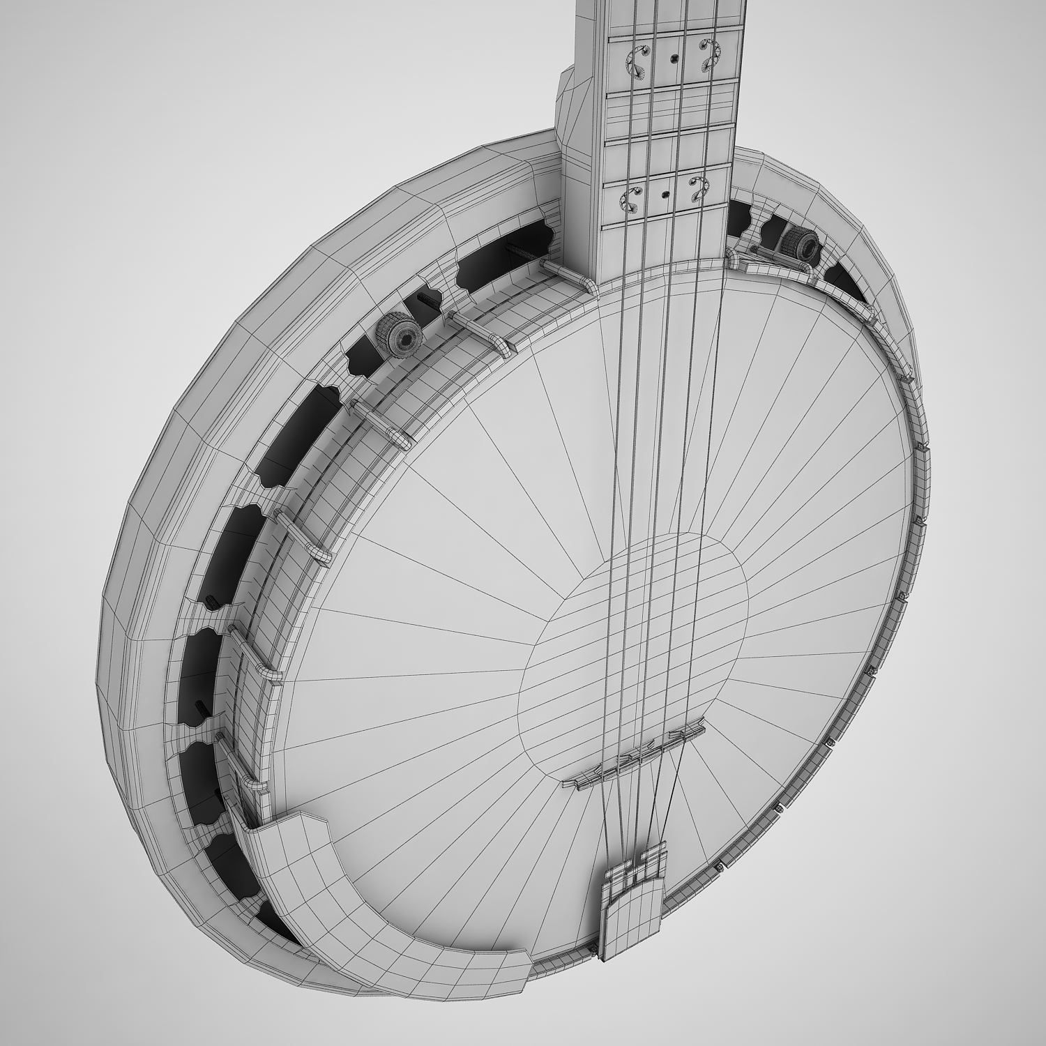 3d model banjo