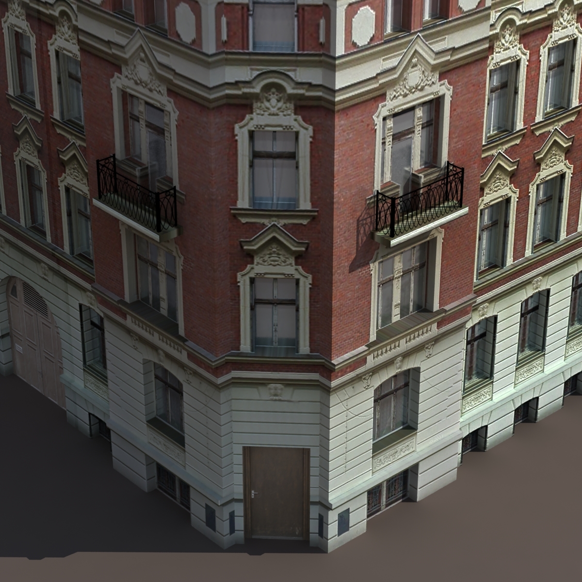 3d max old building