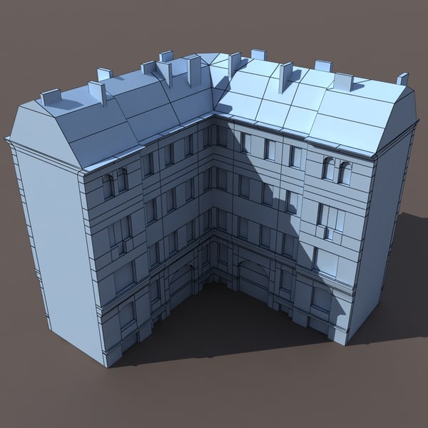 3d max old building