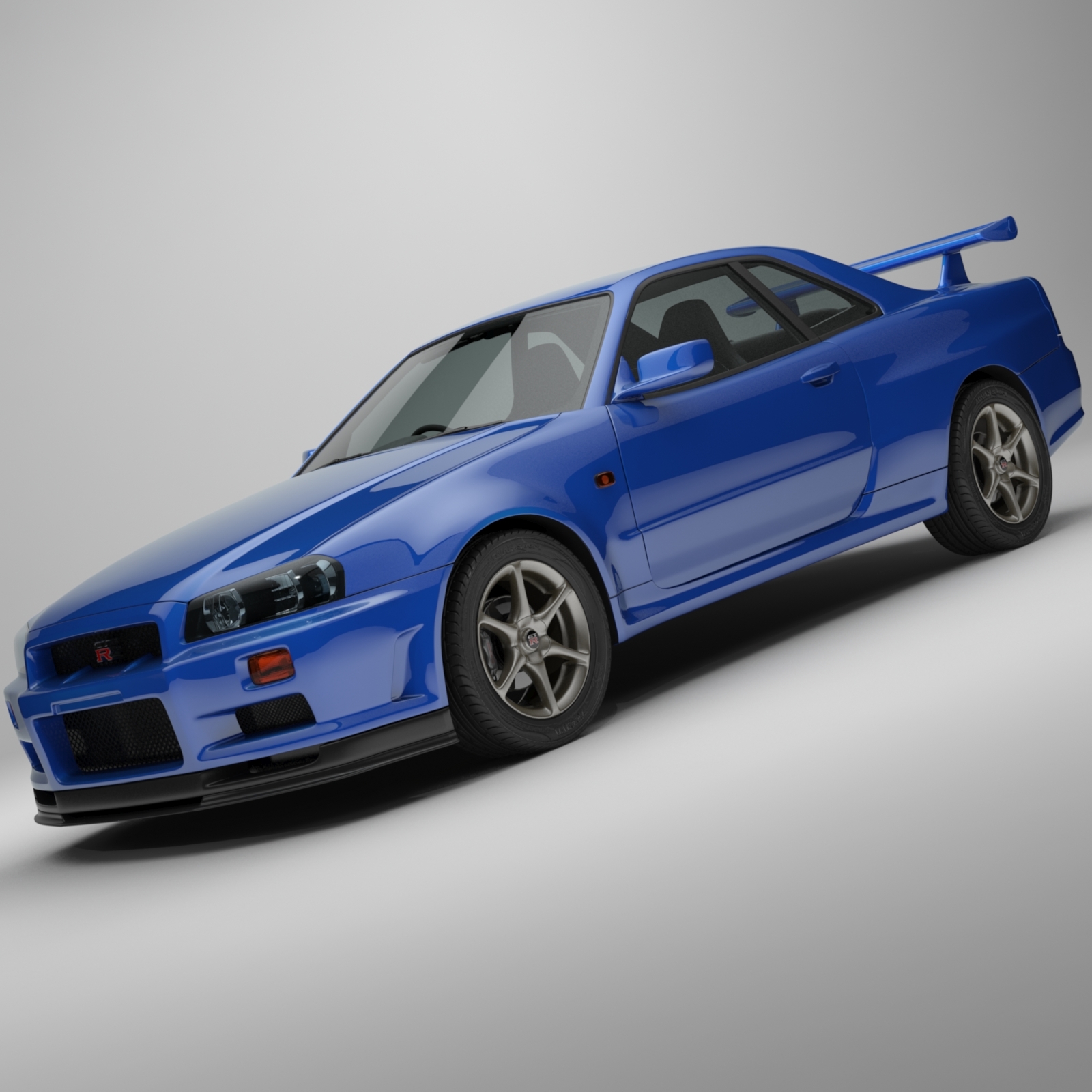 3d nissan skyline gtr