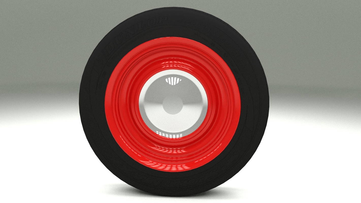 3d model generic wheel
