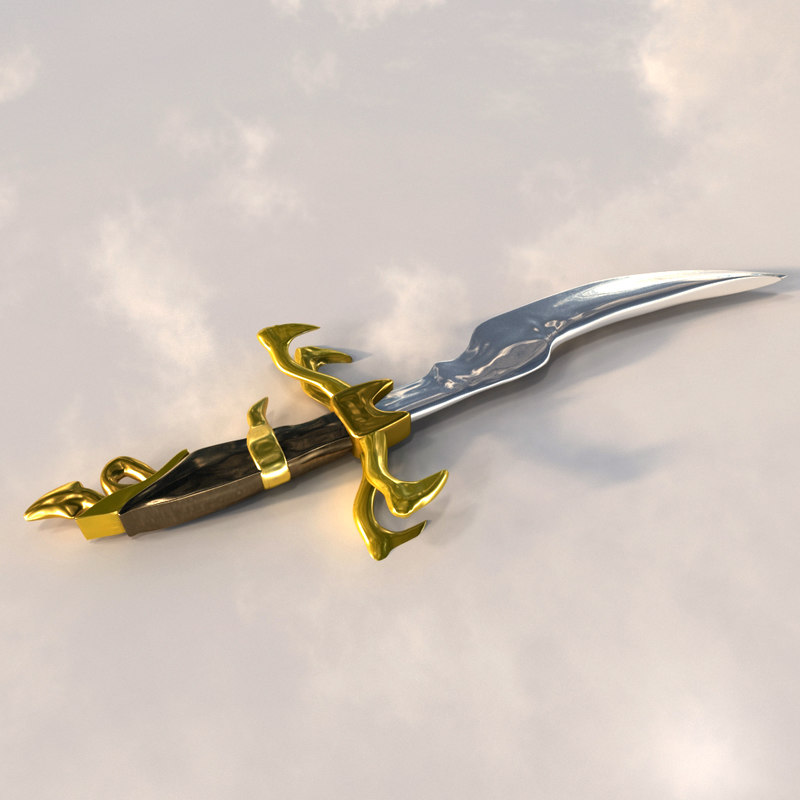 dagger 3d model