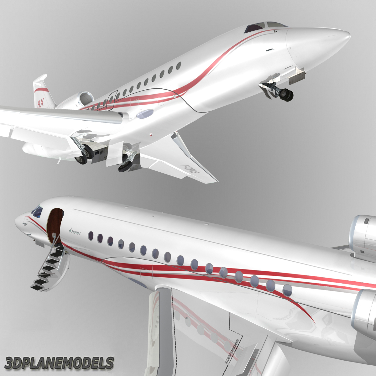 3ds dassault falcon 8x x