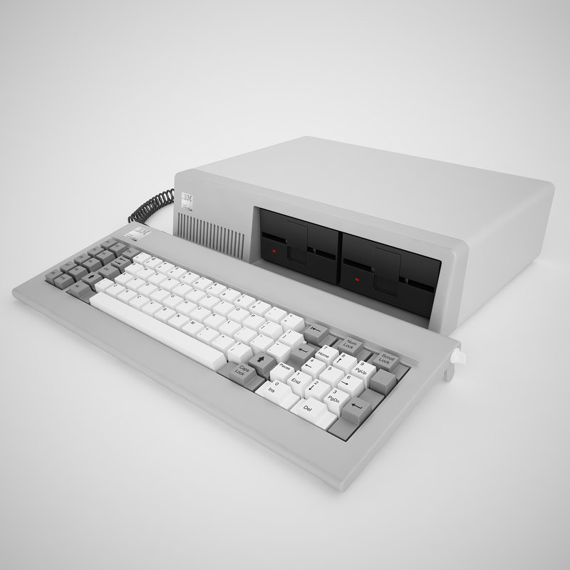 3d model ibm pc xt