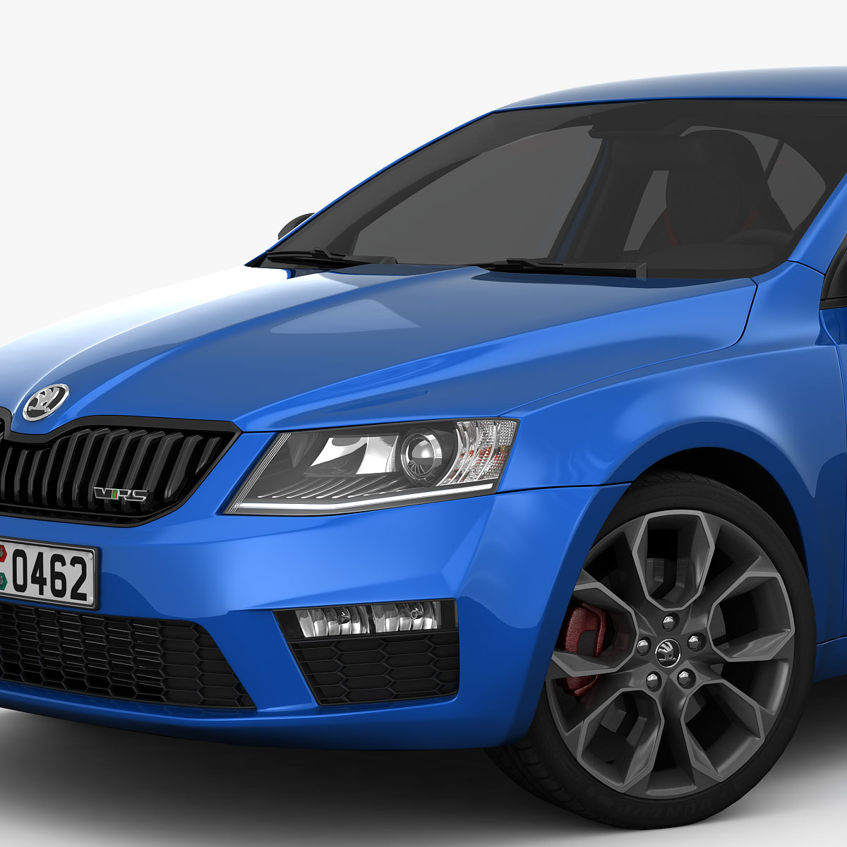 skoda octavia rs sedan 3d model