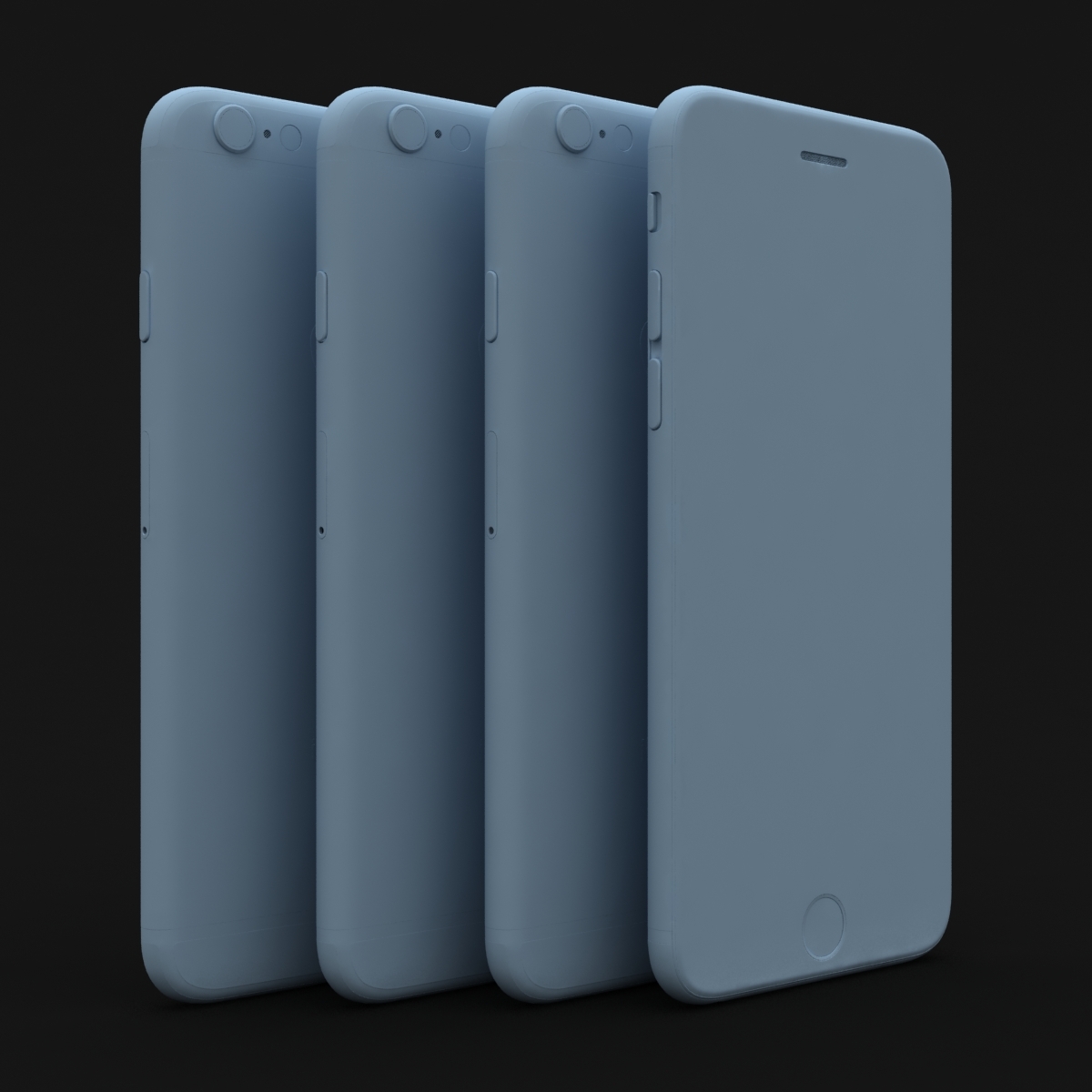 apple iphone 6 colors c4d