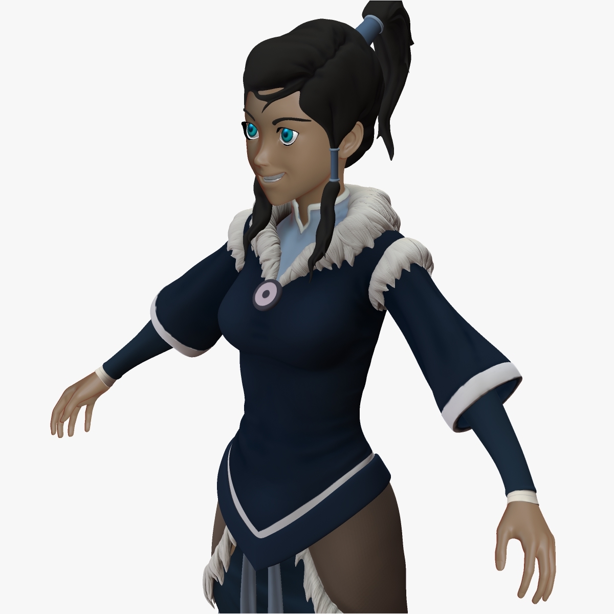 3d model korra legend nickelodeon