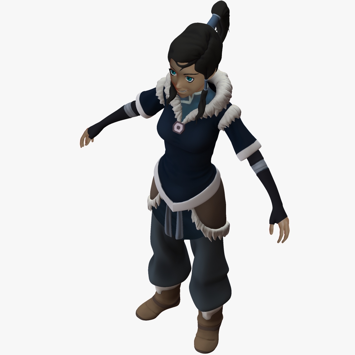 3d model korra legend nickelodeon