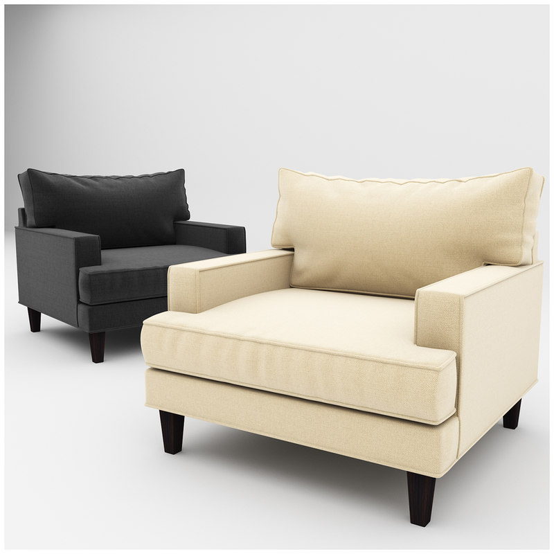 3d model ramey armchair chair