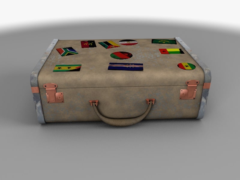 baggage card c4d