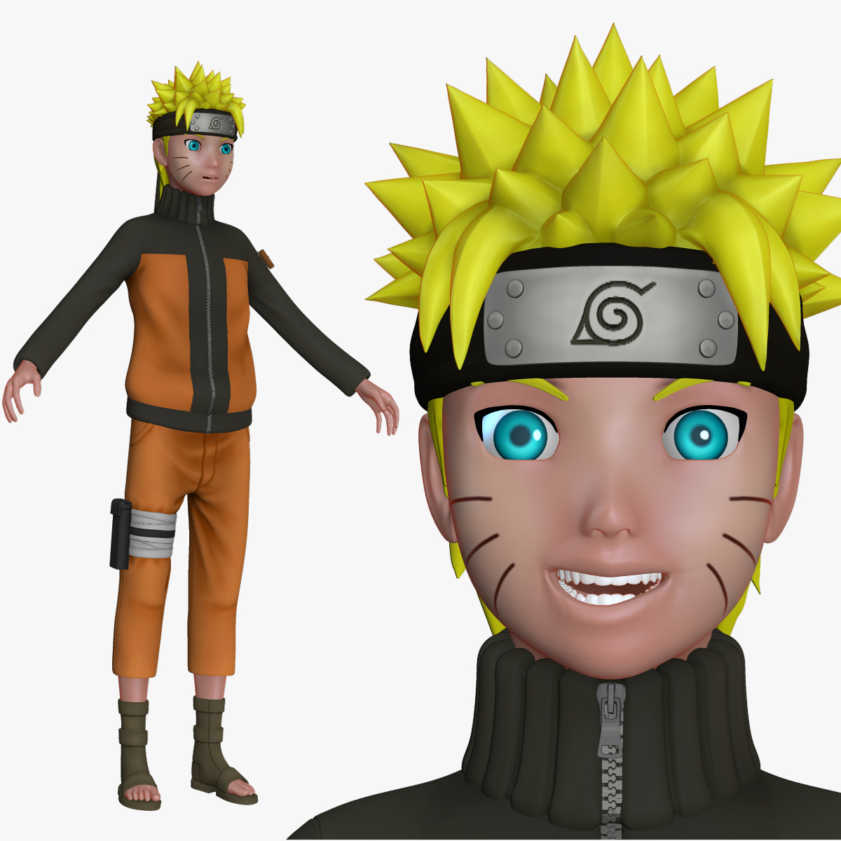 3d naruto shippuden model