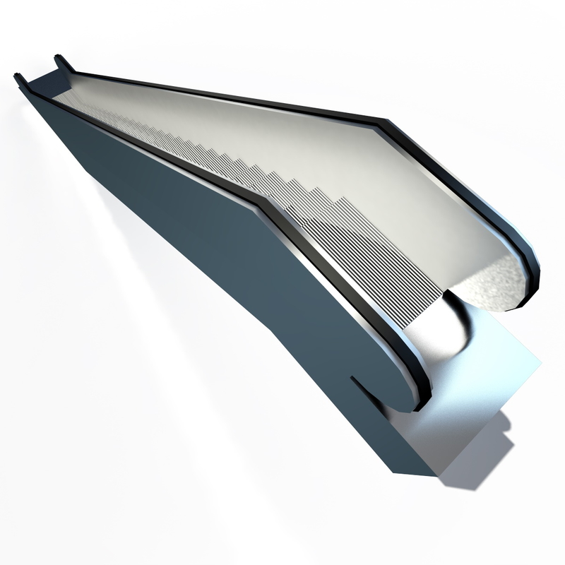 3d model of escalator