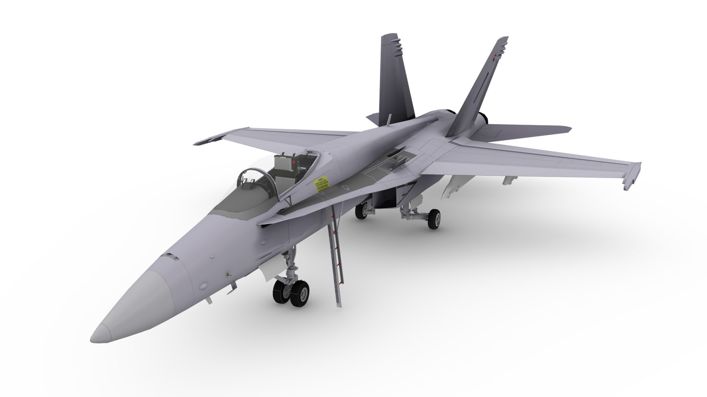 3d model f 18 a-18