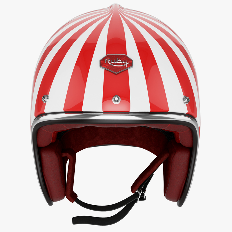 motorcycles helmet ruby 3d model