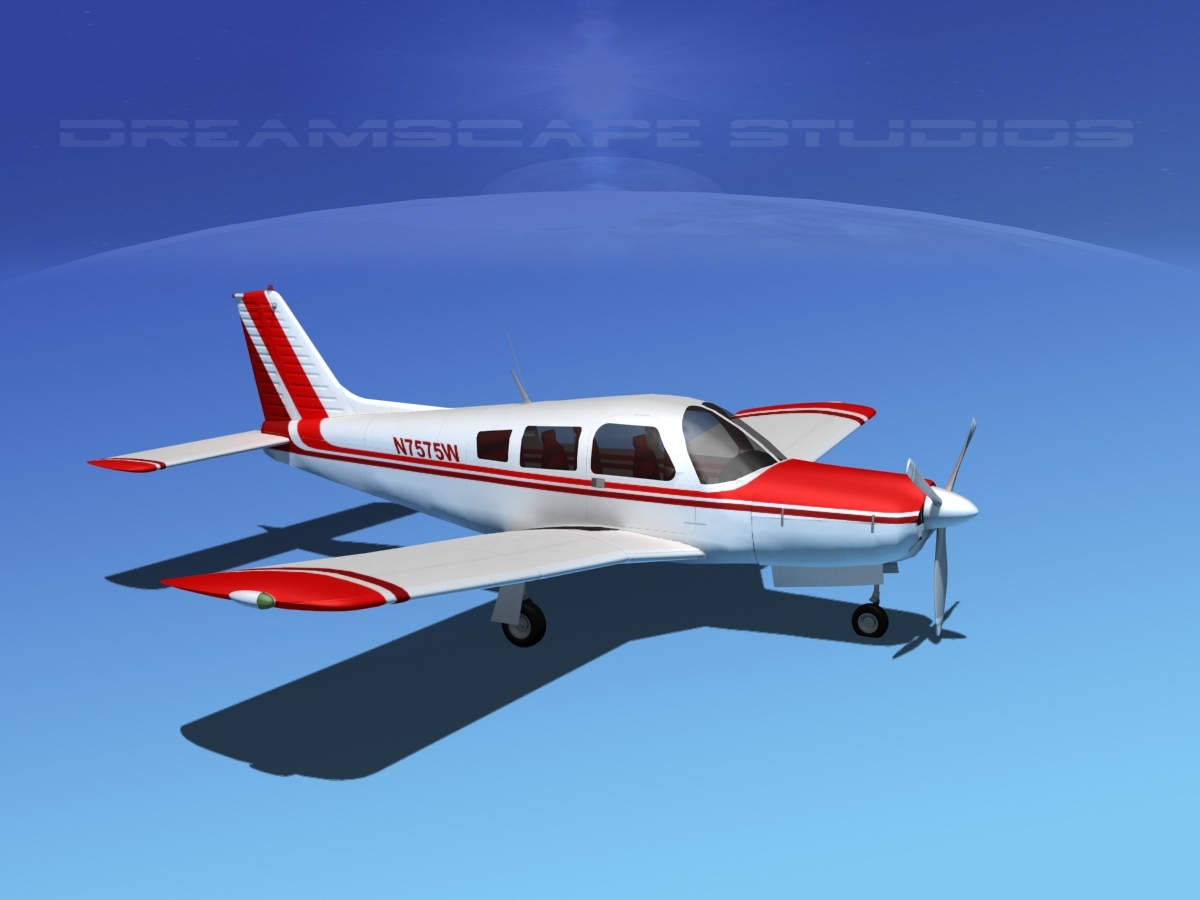 3d model propeller piper cherokee