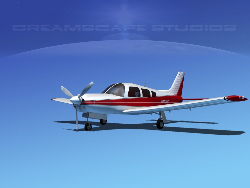 3d model propeller piper cherokee