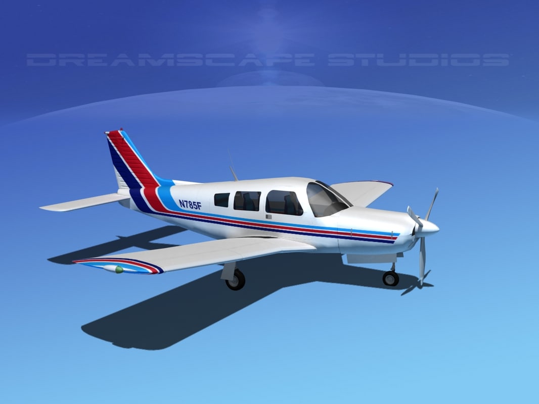propeller piper cherokee 3d model