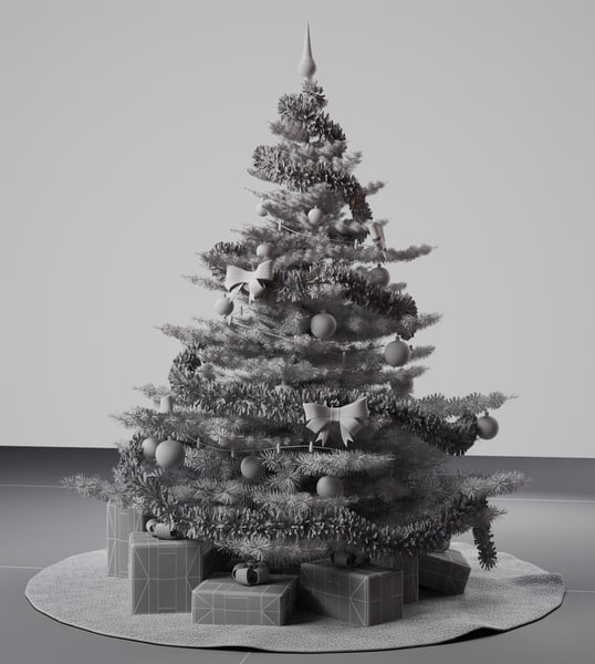 christmas tree 3d model