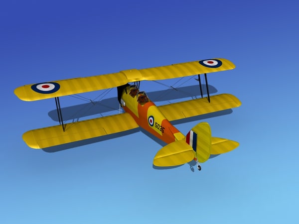 3ds tiger moth dehavilland