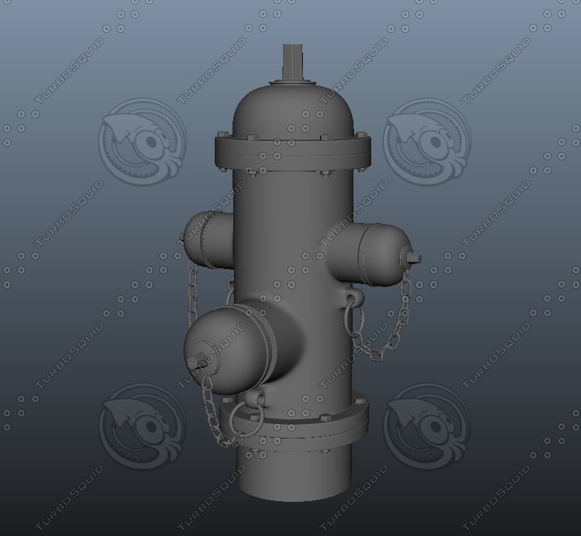3d model hydrant