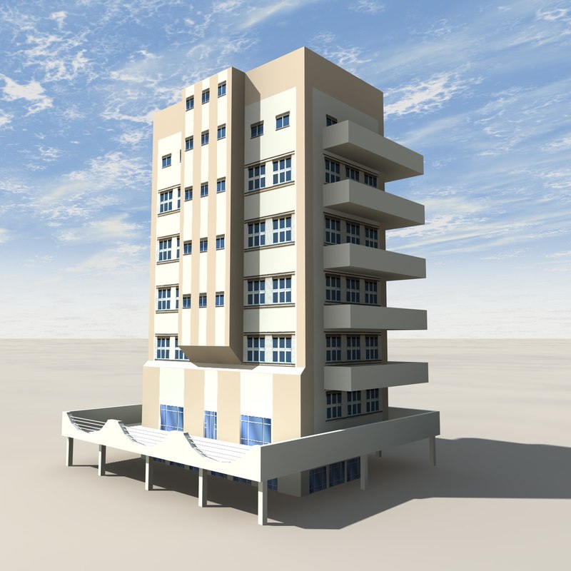 3d model building