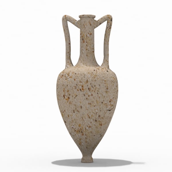 3d amphora ancient greek