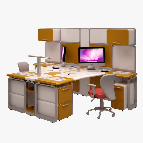3d model workstation work